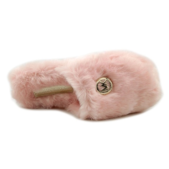 Michael Kors | Shoes | Last Michael Kors Pink Faux Fur Slippers | Poshmark